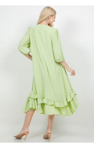 The Louise Dress- Green Apple – Dress Like An Angel